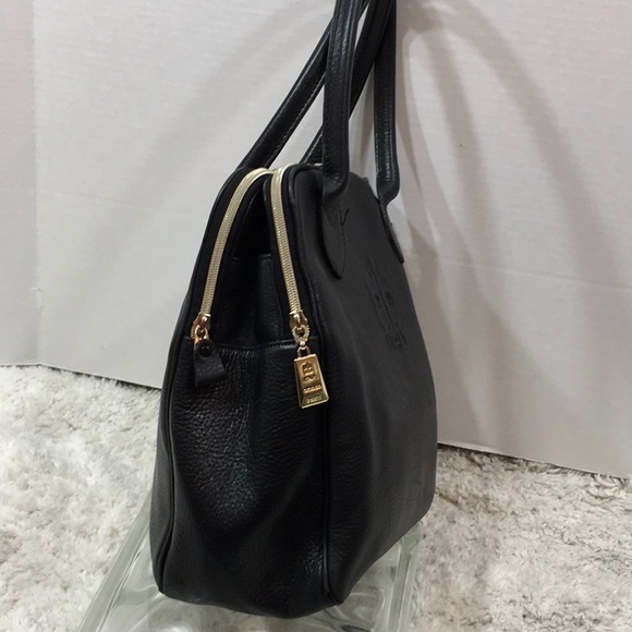 Arnaldo Bassini | Bags | Arnaldo Bassini Black Leather Satchel | Poshmark